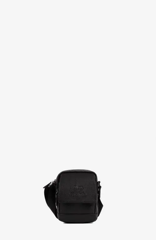 CAVALINHO El Cavaleiro 487 Leather Traveler Crossbody Bag - Black