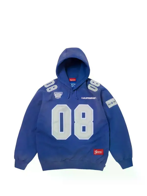 Supreme Logo Patch Jersey Hoodie