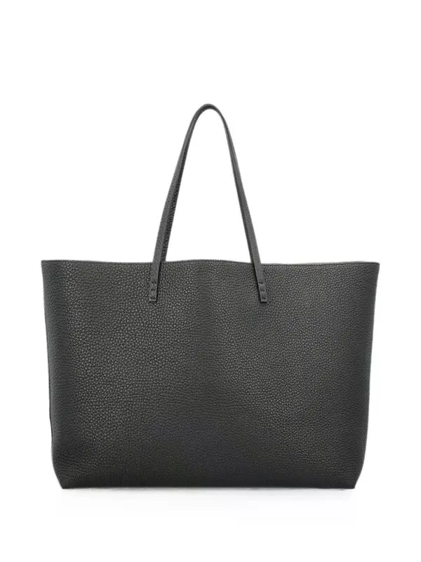 Fendi Medium Roll Cuoio Romano Leather Shopper Bag