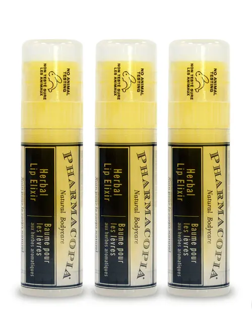 PHARMACOPIA NATURAL BODYCARE Tangerine Lip Elixir Balm