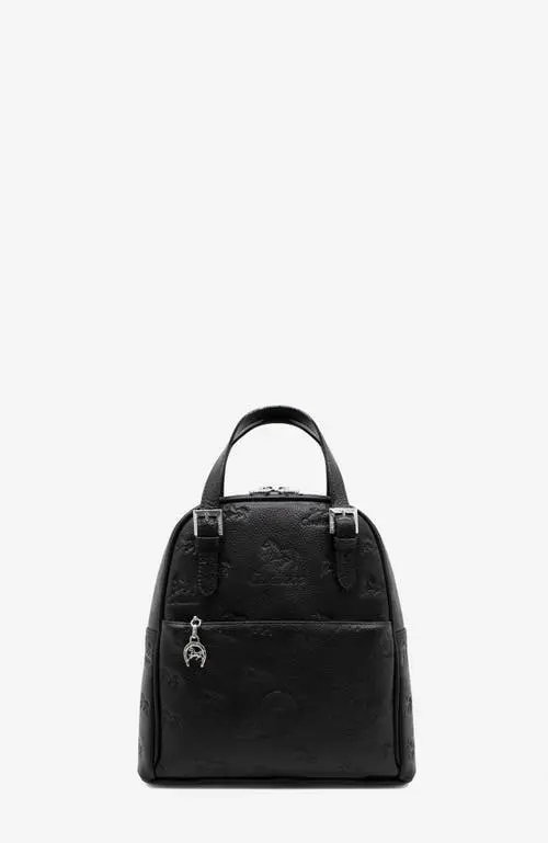 CAVALINHO Cavalo Lusitano 548 Embossed Leather Backpack