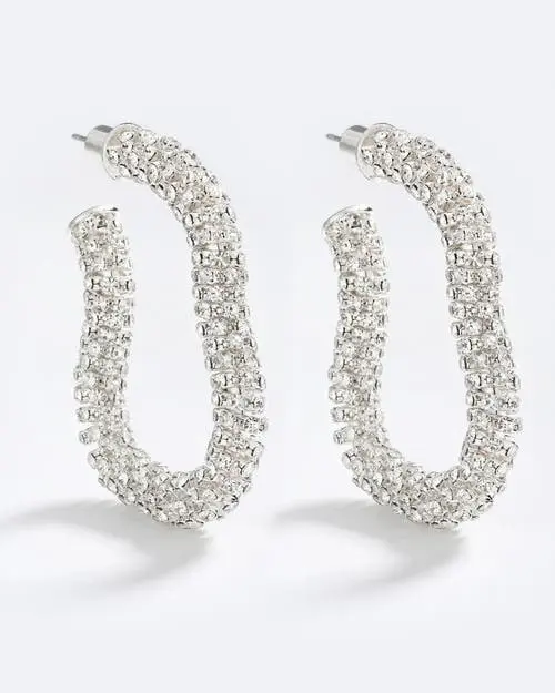 EMMA PILLS Obsession Sparkle Hoop - Gold
