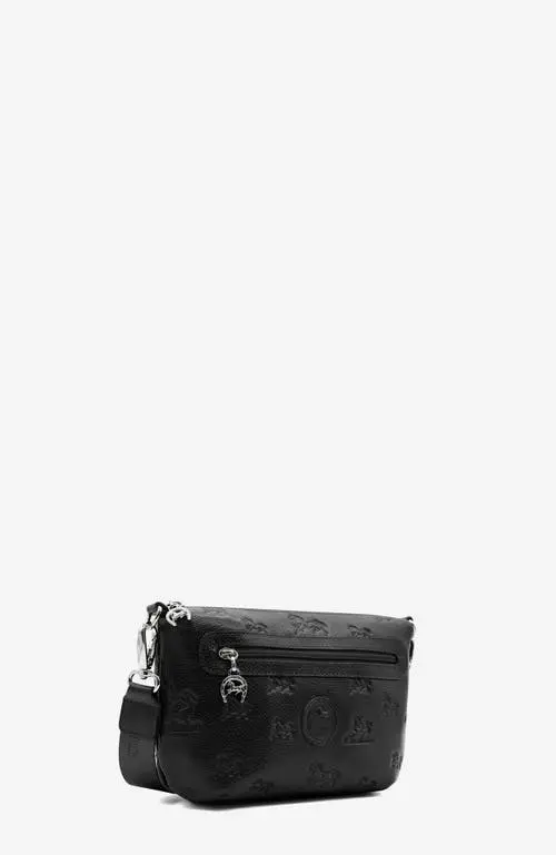 CAVALINHO Embossed Leather Crossbody Bag