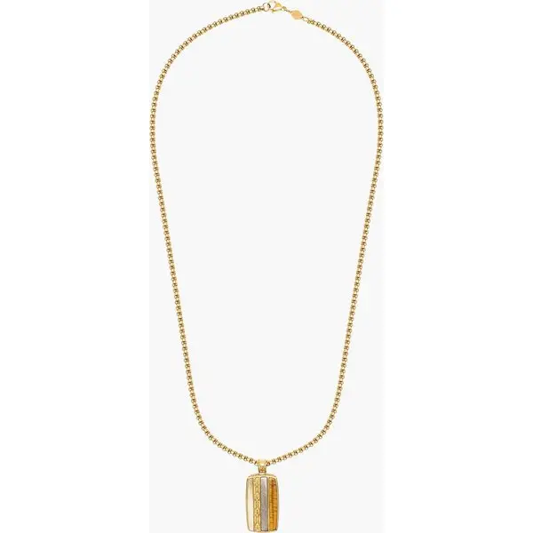 NIALAYA JEWELRY Gold Trinity Pendant Necklace - None