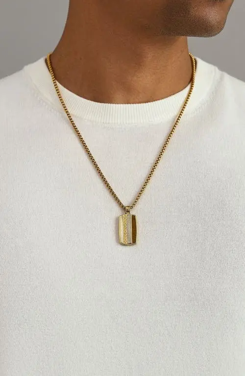 NIALAYA JEWELRY Gold Trinity Pendant Necklace
