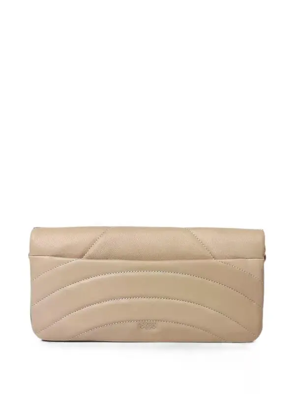 Pinko Quilted Love Birds Clutch Bag