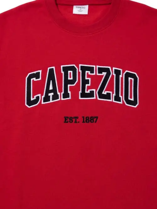 CAPEZIO Varsity Sweatshirt With Embroidered Logo - Red