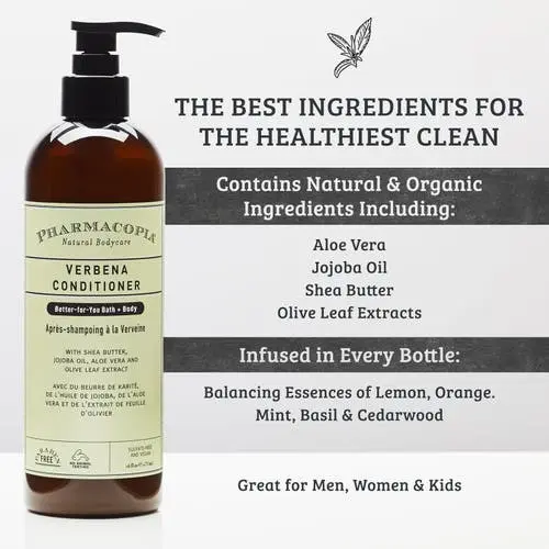 PHARMACOPIA NATURAL BODYCARE Verbena Conditionerbalancing Arometherapy
