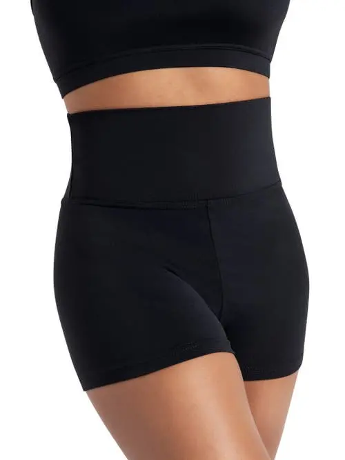 CAPEZIO High Waisted Shorts - Black