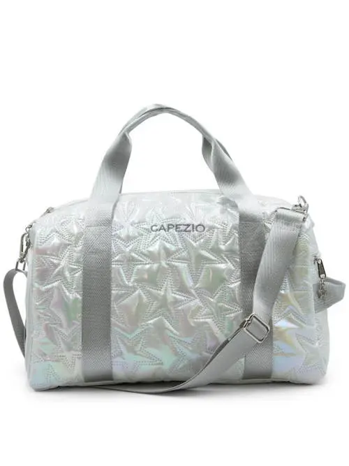 CAPEZIO Metallic Star Duffle Bag - Metallic-silver
