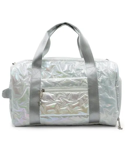 CAPEZIO Metallic Star Duffle Bag - Metallic-silver