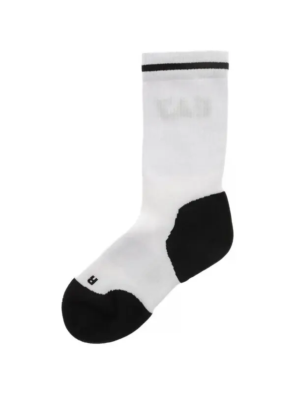 Emporio Armani Ea7 Logo Print Terry Crew Socks