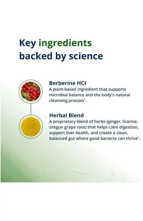 METAGENICS Candibactin Br Concentrated Berberine Intestinal Support Supplement 90 Tablets