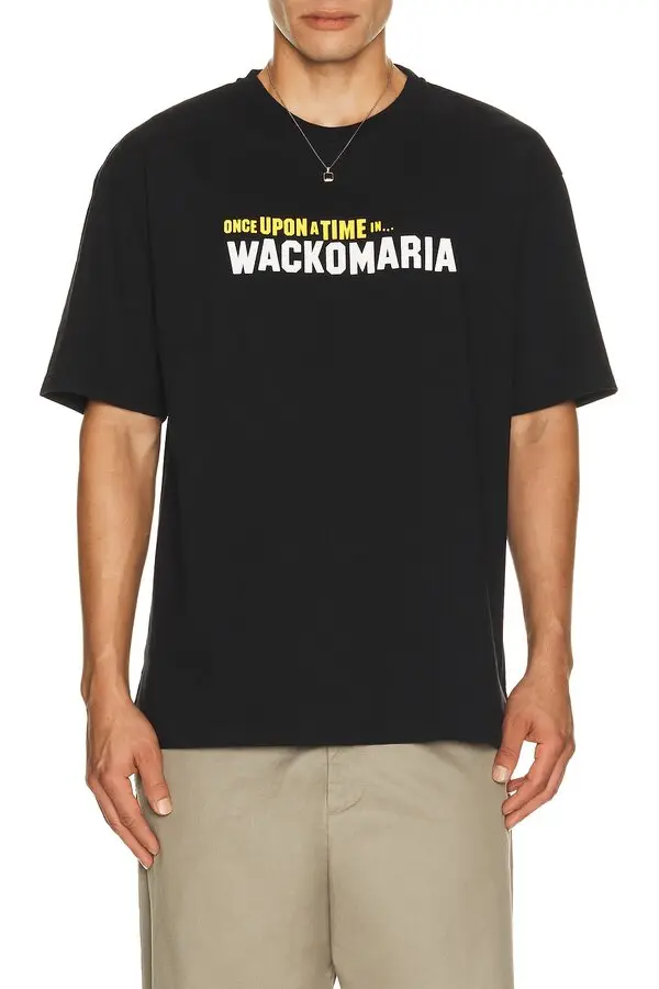 WACKO MARIA Washed Heavy Weight Crew Neck Tee Shirt Type 5