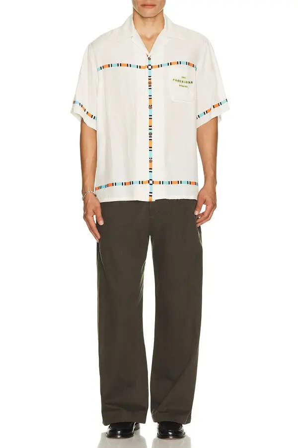 WACKO MARIA The Phoenician Scheme Short Sleeve Hawaiian Shirt Type 1