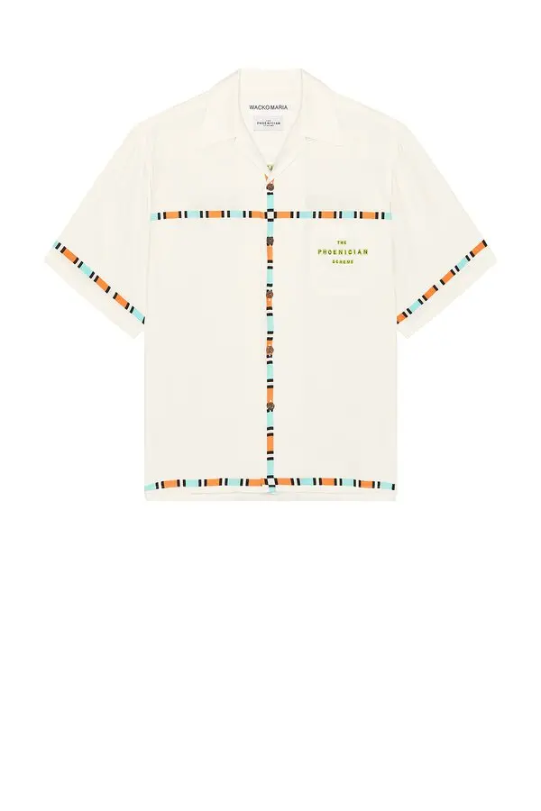 WACKO MARIA The Phoenician Scheme Short Sleeve Hawaiian Shirt Type 1