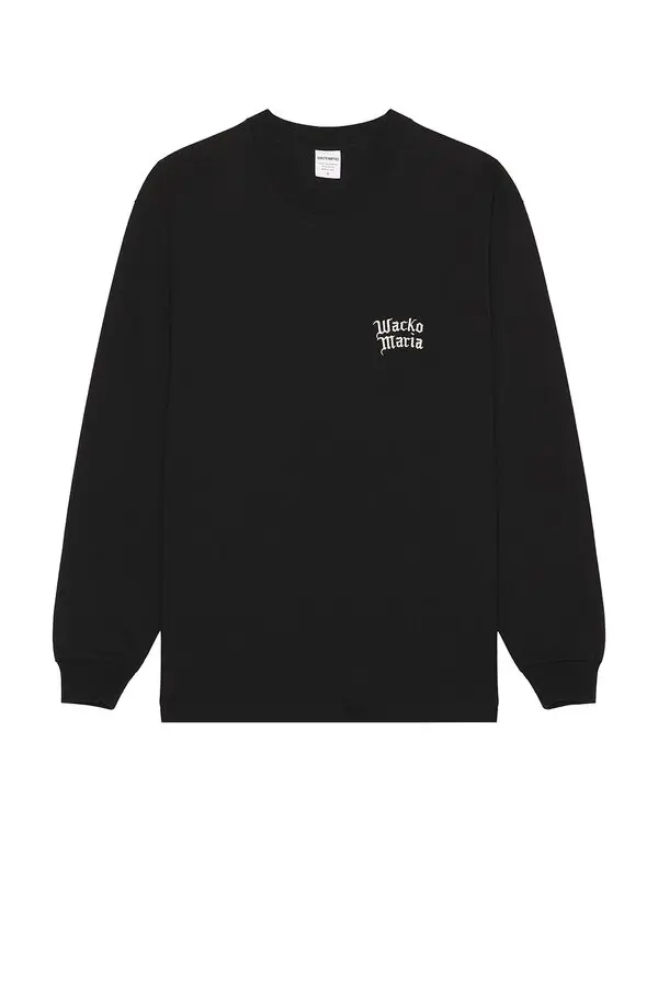 WACKO MARIA Washed Heavy Weight Crew Neck Long Sleeve T-shirt Type 4