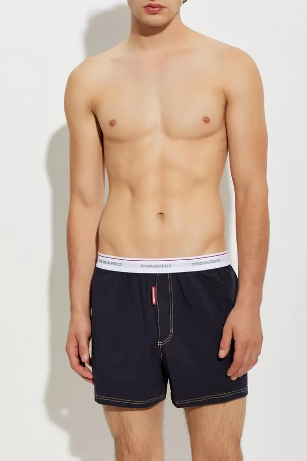Dsquared2 Cotton Boxers With Logo