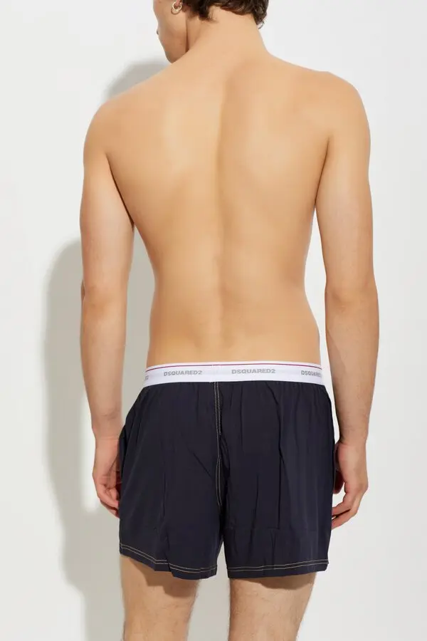 Dsquared2 Cotton Boxers With Logo