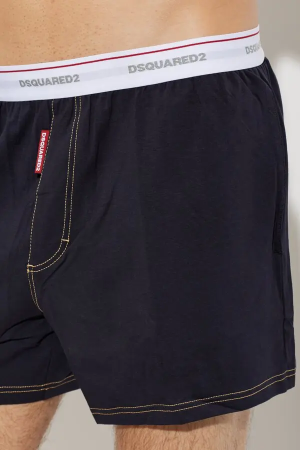 Dsquared2 Cotton Boxers With Logo