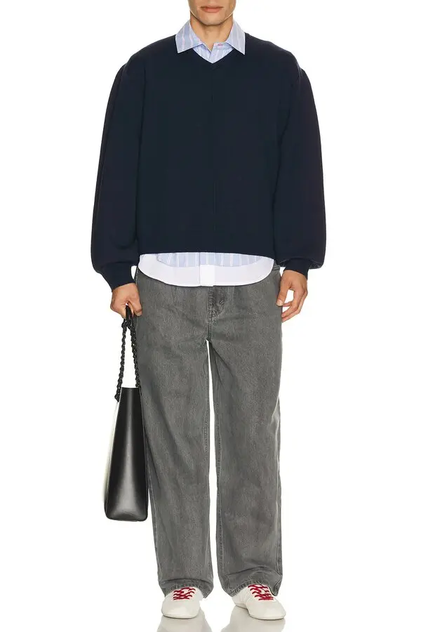 THISISNEVERTHAT Loose Fit Denim Jeans In Grey