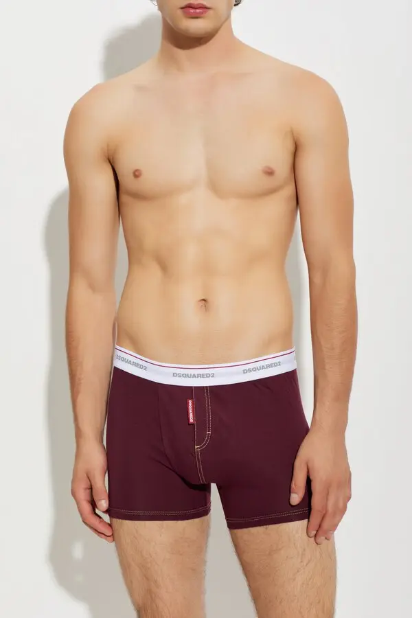 Dsquared2 Cotton Boxers With Logo