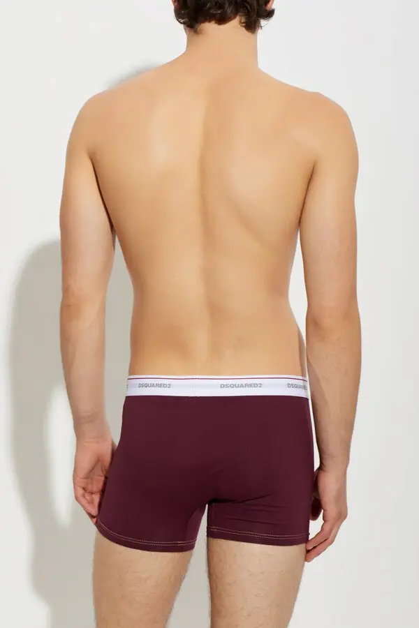 Dsquared2 Cotton Boxers With Logo