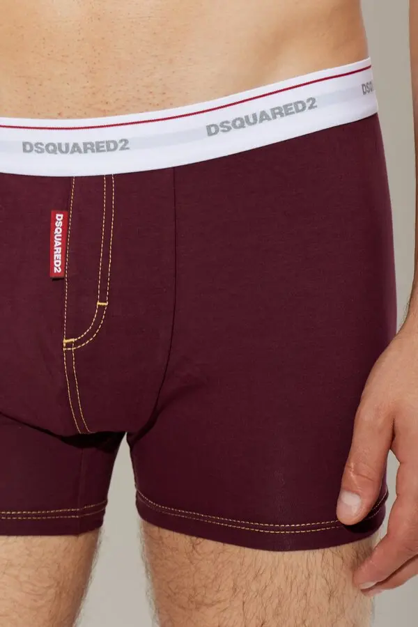 Dsquared2 Cotton Boxers With Logo