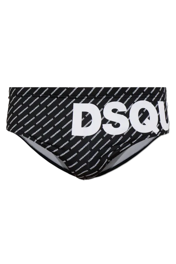 Dsquared2 Monogram Swim Briefs - Black