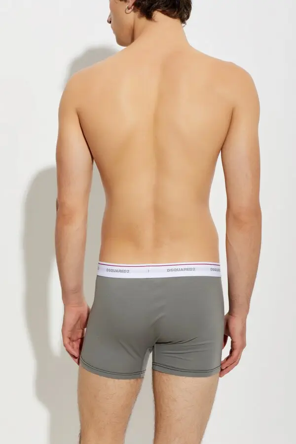 Dsquared2 Cotton Boxers With Logo