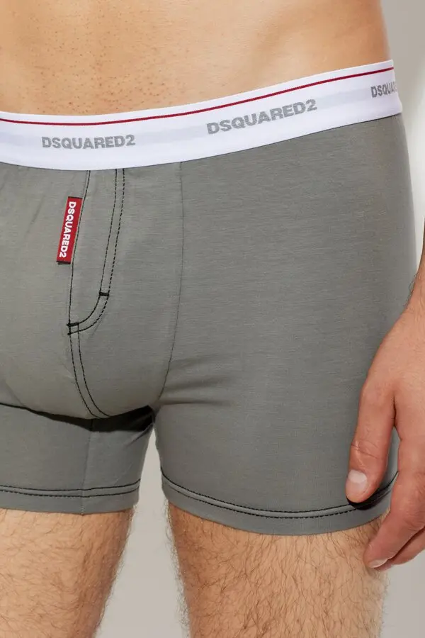 Dsquared2 Cotton Boxers With Logo