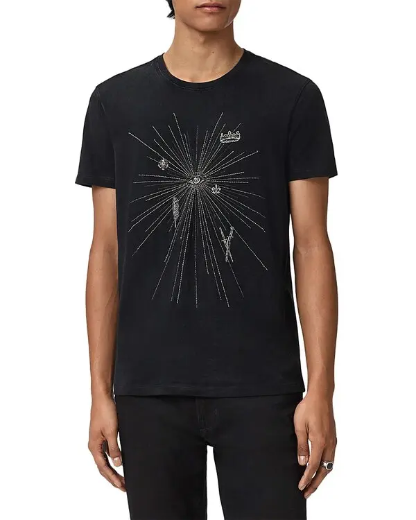John Varvatos Eye & Elements Short Sleeve Graphic Tee