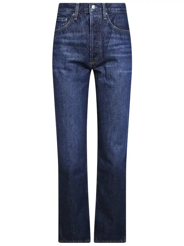 AGOLDE Wool High-rise Vintage Straight Jeans