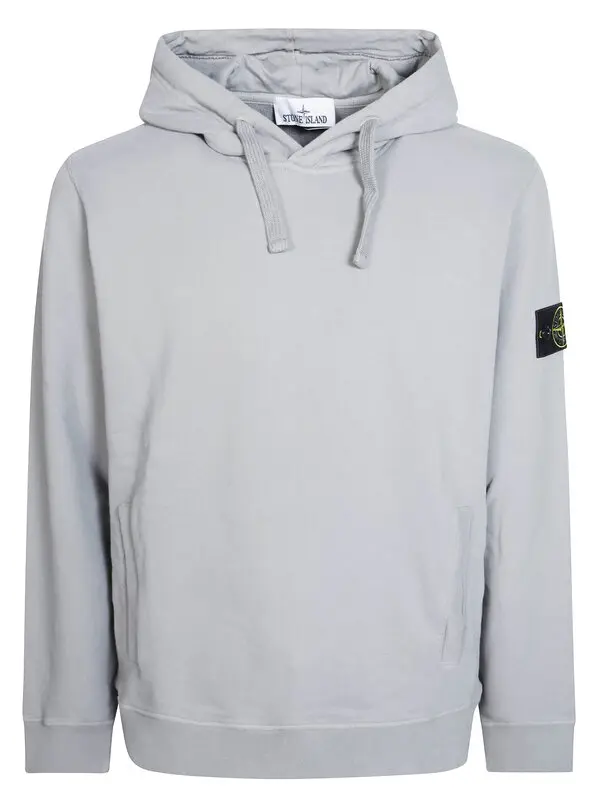 Stone Island Hooded Sweater Hoodie - Grigio