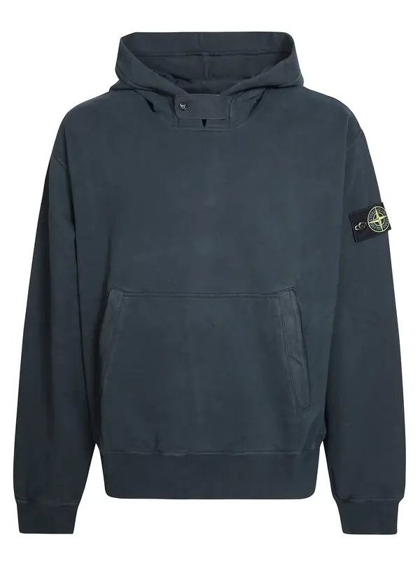 Stone Island Style Pullover Hoodie Sweater