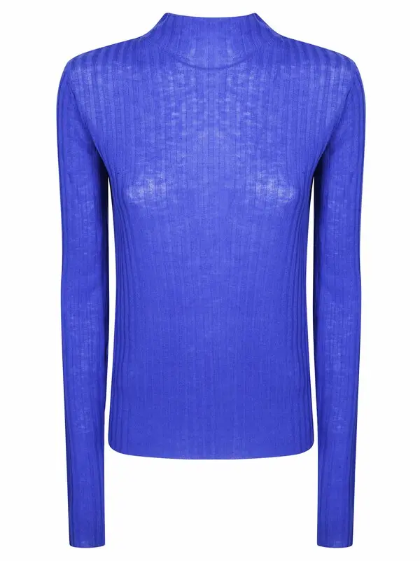 Pinko Muggito Ribbed Sweater - Blu