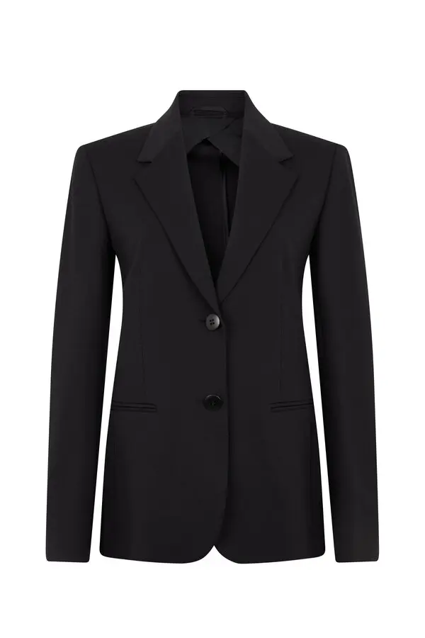 Max Mara Single-breasted Blazer With Reversible Collar