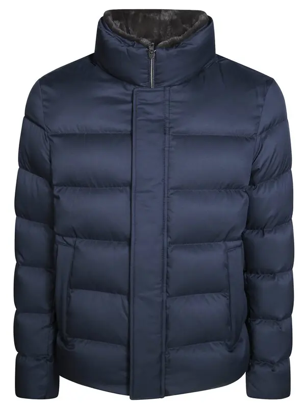Herno Neck Jacket - Blu
