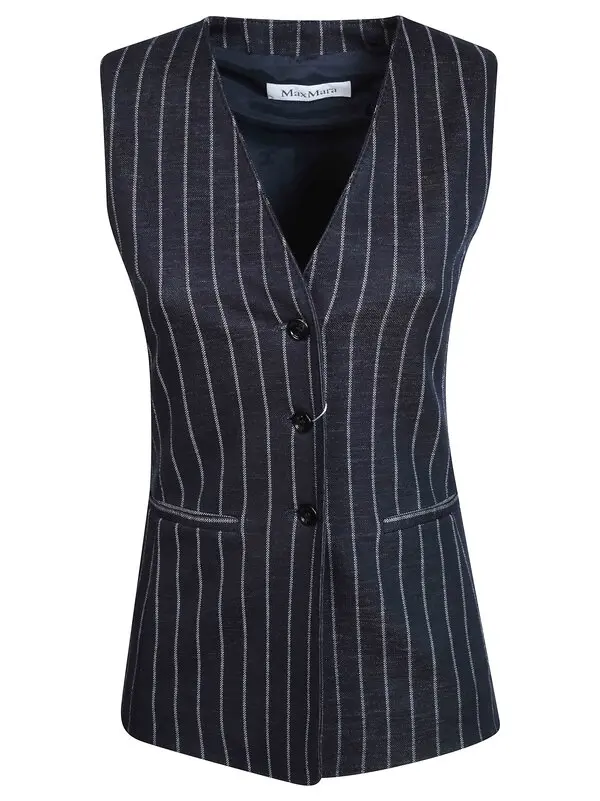 Max Mara Riccio Vest - Blu