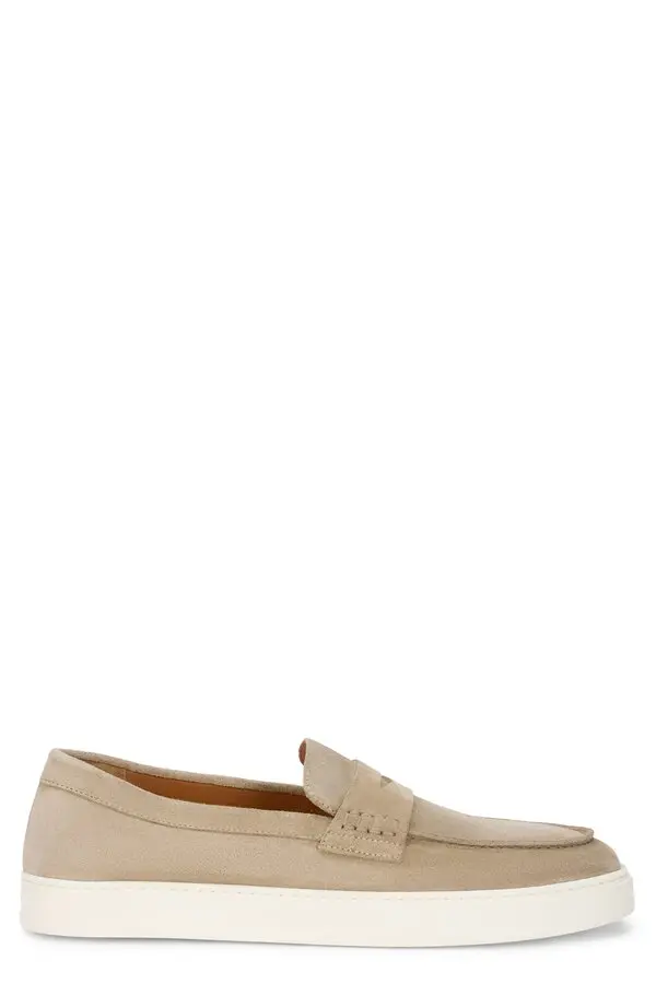DOUCAL'S Suede Slip-on Moccasins