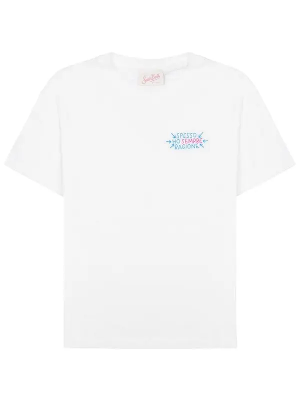 MC2 SAINT BARTH 100% Cotton T-shirt - White