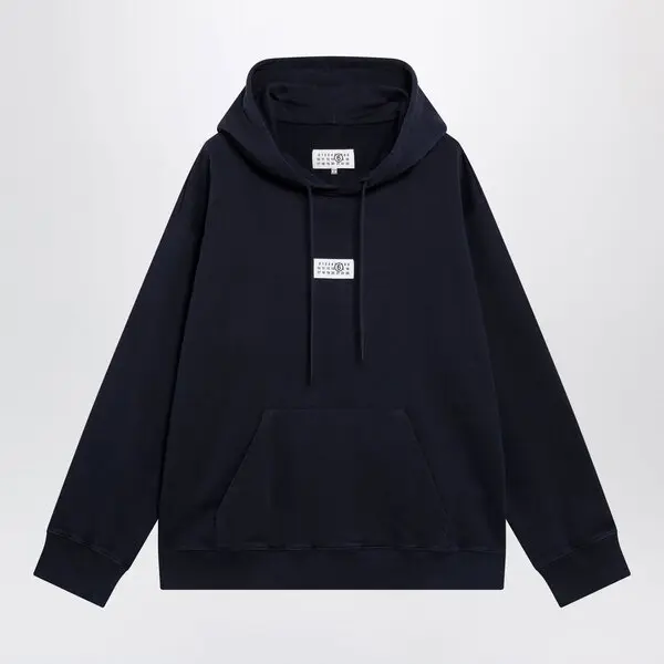 MAISON MARGIELA Logo Hoodie - Bluenavy