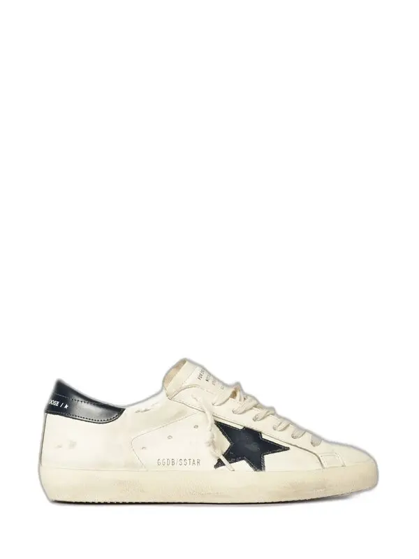 GOLDEN GOOSE Super Star Shiny Nappa Leather Sneakers - Beinightbl
