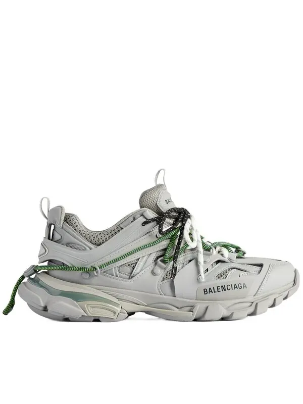 Balenciaga Track Trail Laces Panelled Low-top Sneaker - Greyyellow