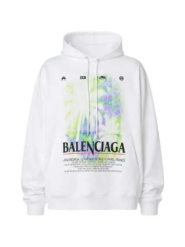 Balenciaga Graphic-print Hoodie