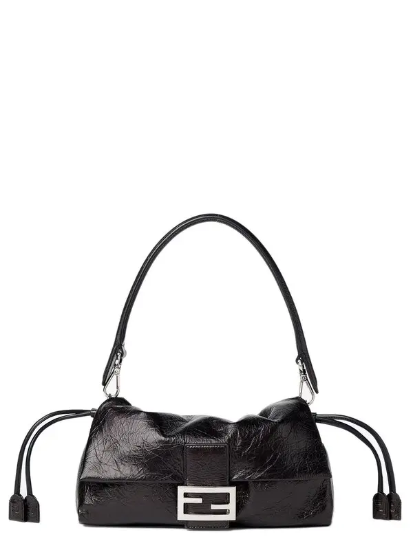 Fendi Mini Leather Shoulder Bag - Nero