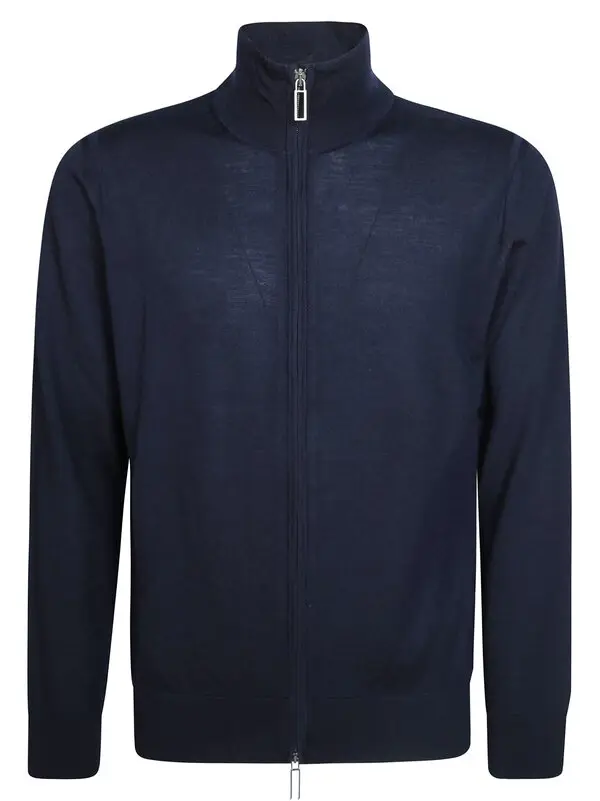 PAOLO PECORA Textured Zip-up Cardigan