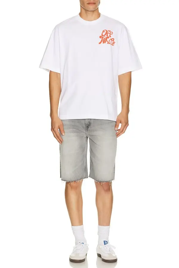 Off-White Grass Ink Logo Skate Tee