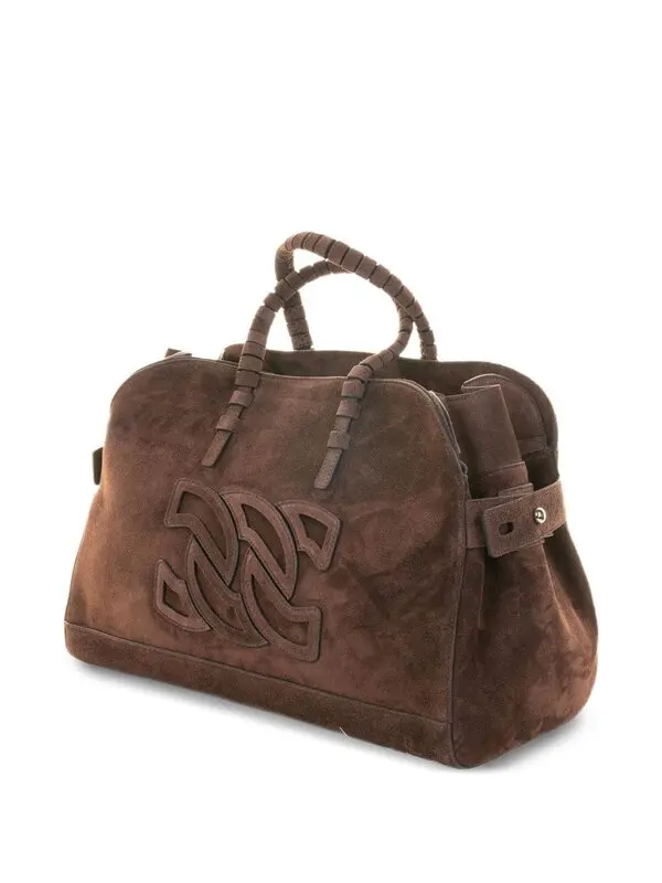 Casadei Park Avenue Leather Tote Bag