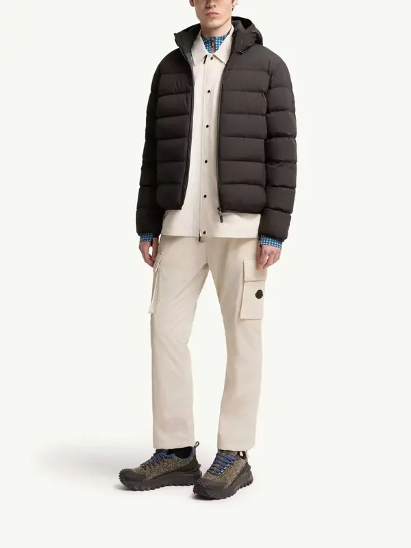 Moncler Arajoki Short Down Jacket With Removable Hood